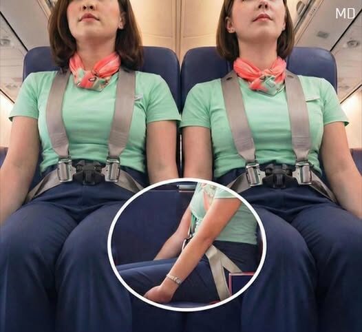 What It Means When Flight Attendants Sit on Their Hands on a Plane ...
