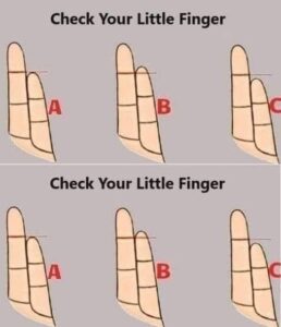 Your little finger reveals beautiful things about your personality ...
